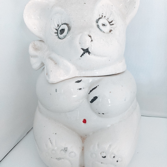 American Bisque | Kitchen | Vintage 94s American Bisque Pottery Teddy ...